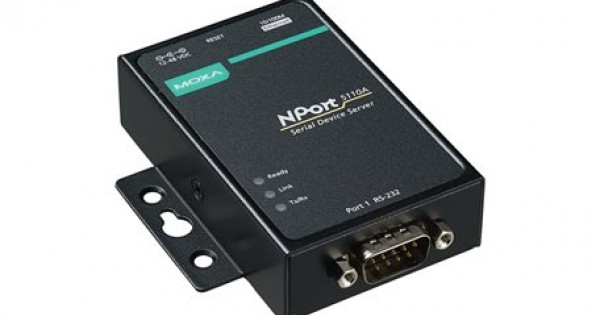 MOXA NPort 5110A-T Serial to Ethernet Device Server Price in the Middle East | Easy World Automation